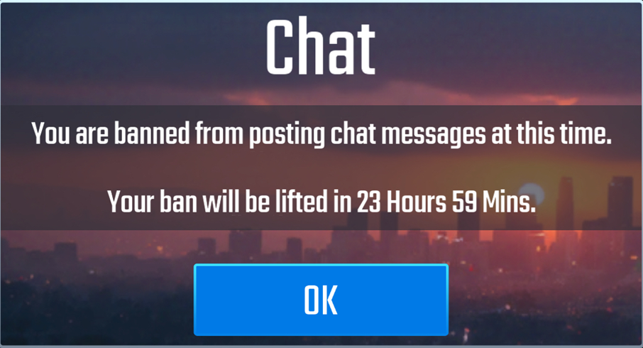 Chat and Profile Bans – Pure Sniper Help and Support